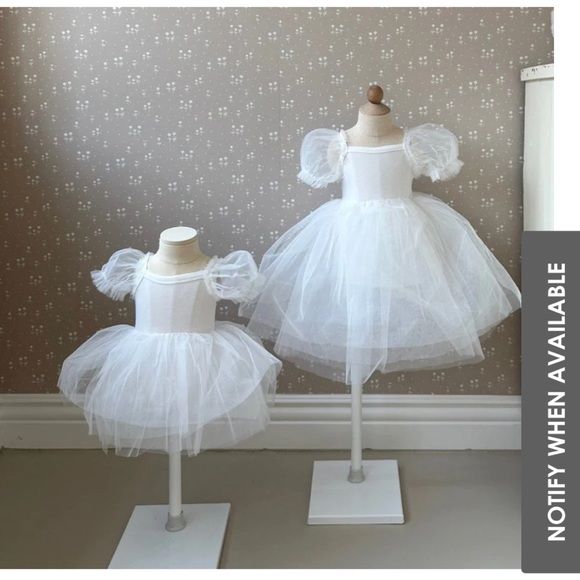 Monbebe | Dresses | Atnoon Baby Monbebe Shortpuff Sleeved Tutu Dress ...